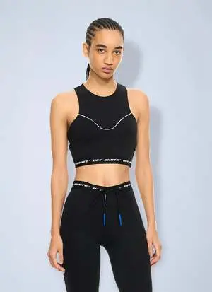 Off-White Logoband Crop Top