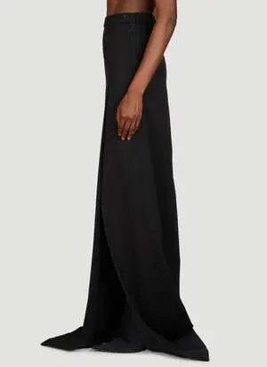 Balenciaga Split Tailored Skirt