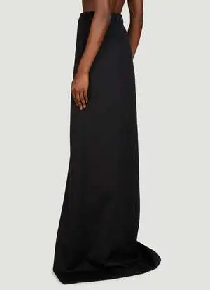 Balenciaga Split Tailored Skirt