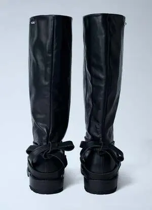 Our Legacy High Engine Leather Boots - Black