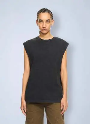 Off-White Butterfly Patch Open Back Tank Top