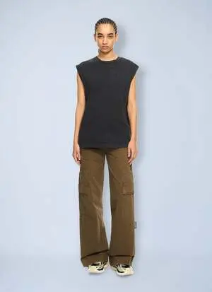 Off-White Butterfly Patch Open Back Tank Top