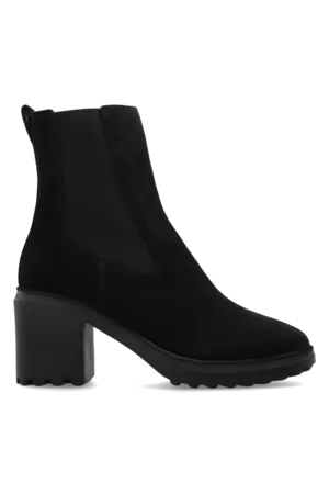 Hogan Chelsea Heeled Ankle Boots - Black