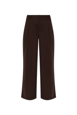 GESTUZ Pleated Trousers ‘gzpaula - Brown