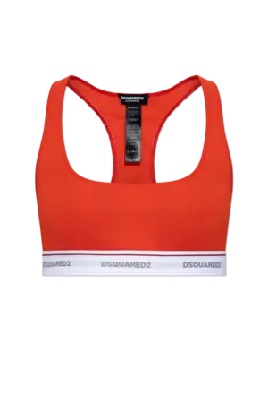 Dsquared2 Bra With Logo - Orange