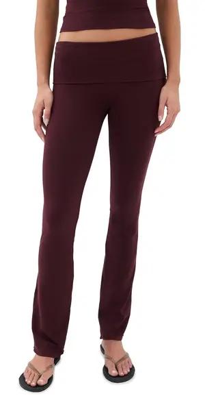 SKIMS Fold Over Pants - Currant