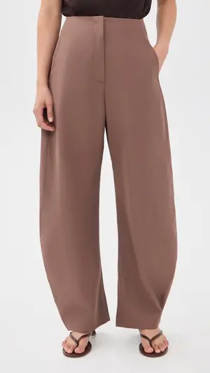 Source Unknown Edolo Barrel Leg Trousers