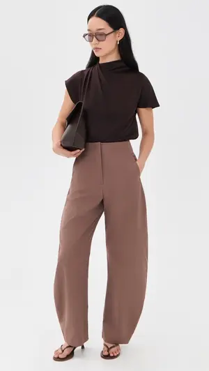 Source Unknown Edolo Barrel Leg Trousers