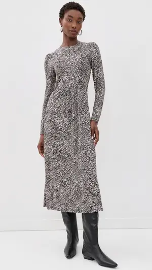 Sea Charlize Cheetah Print Dress