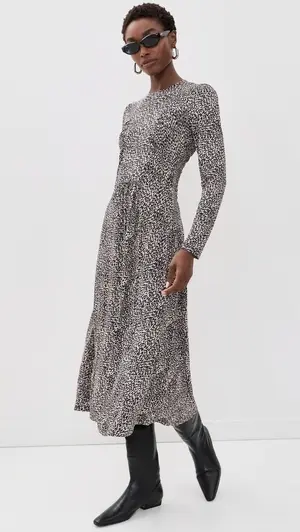 Sea Charlize Cheetah Print Dress