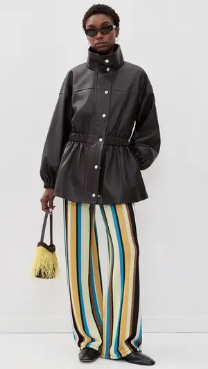 SIMONMILLER Yara Faux Leather Jacket