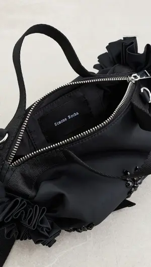 Simone Rocha Turbo Embellished Mini Double Ribbon Rosette Bag