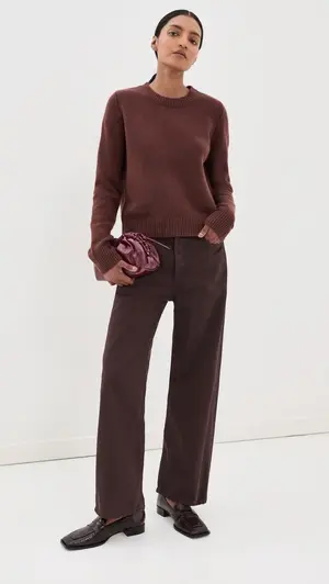 Sablyn Noa Shrunken Cashmere Crew Sweater