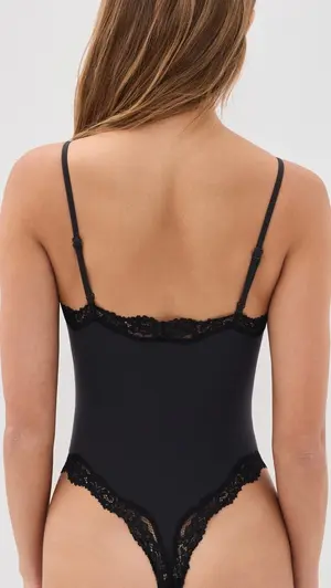SKIMS Lace Cami Thong Bodysuit