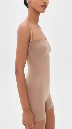 SKIMS Strapless Shortie Bodysuit