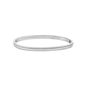 SHYMI Thin Pave Outline Bangle