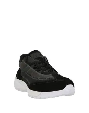 MAISON MARGIELA Low-top Sneakers In Suede And Technical Fabric