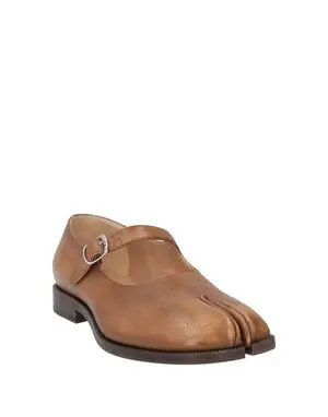 MAISON MARGIELA Ballet Flats Light Brown Size Leather