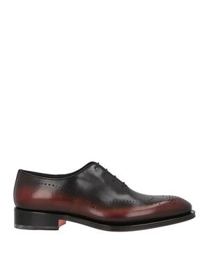Santoni Lace-up Shoes Dark Size Leather - Brown