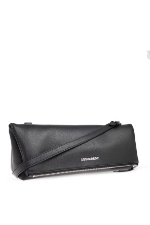 Dsquared2 Neoclassic Pebbled Zipped Messenger Bag