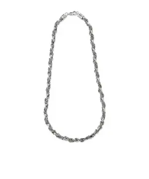 Emanuele Bicocchi Round Braid Necklace - Gray