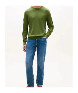 Tommy Hilfiger Flag Embroidery Crew Neck Jumper