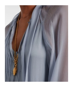 Chloé Ruffled Silk Muslin Maxi Dress