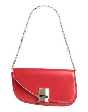 FERRAGAMO Handbag Calfskin - Red