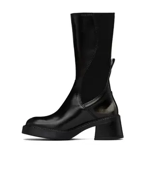 MIISTA Square-toed Short Boots