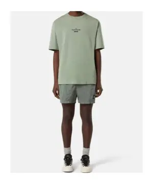 Stone Island Compass Patch Mid-rise Swim Shorts