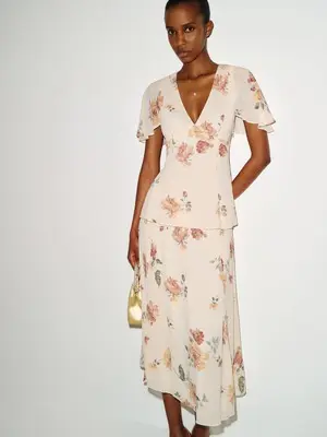 REFORMATION Zuri Two Piece - Ivory