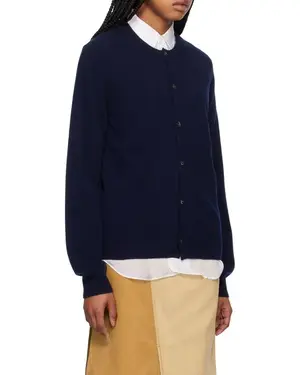 Comme Des Garçons Round-neck And Long-sleeved Sweater