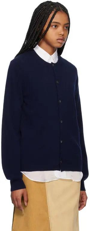 Comme Des Garçons Round-neck And Long-sleeved Sweater