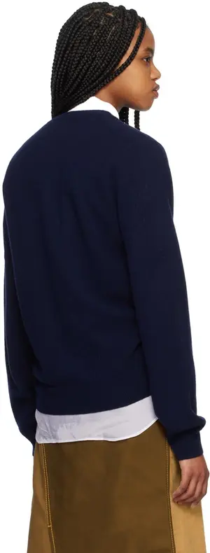 Comme Des Garçons Round-neck And Long-sleeved Sweater