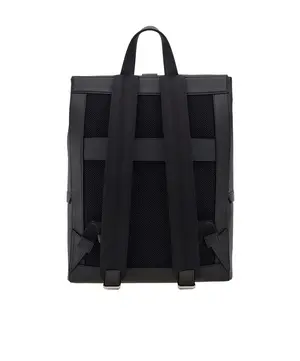 FERRAGAMO Monogram Backpack With Gancini Buckle