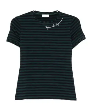 Liu Jo Striped Embroidered T-shirt - Multi-color