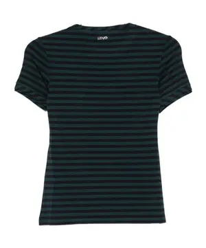 Liu Jo Striped Embroidered T-shirt