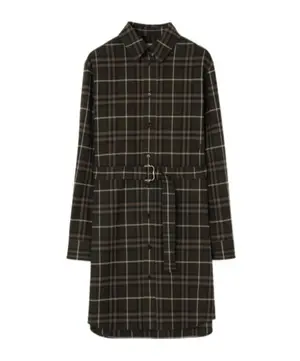 Burberry Check Cotton Shirt Dress