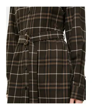 Burberry Check Cotton Shirt Dress