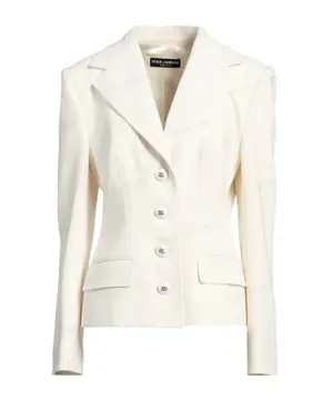 Dolce & Gabbana Minimalist Singlebreasted Suit - Ivory