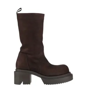 Rick Owens Genuine Leather Ankle Boots