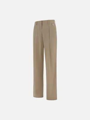 Herno Pleated Trousers - Beige