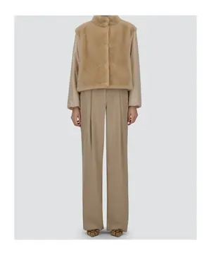 Herno Pleated Trousers - Beige