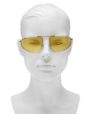 Bottega Veneta Geometric Sunglasses, 59mm