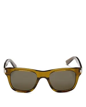 Saint Laurent Square Sunglasses, 50mm