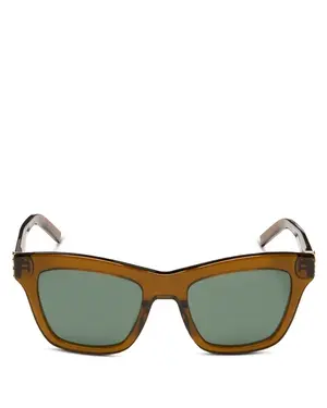 Saint Laurent Square Sunglasses, 52mm