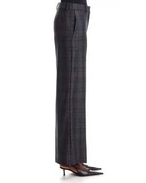 Theory Wool Wide Leg Trousers