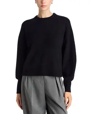 Theory Cashmere Crewneck Sweater - Black
