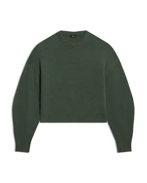 Theory Cashmere Crewneck Sweater - Ivy