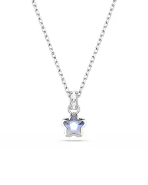 SWAROVSKI Chroma Crystal Star Pendant Necklace, 14.87-17.75 - Gold